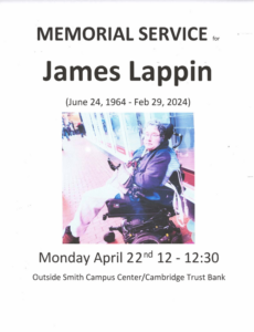 Memorial Service for James Lappin – Harvard Square
