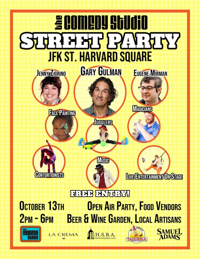 The Comedy Studio Grand Re-Opening Street Party – Harvard Square